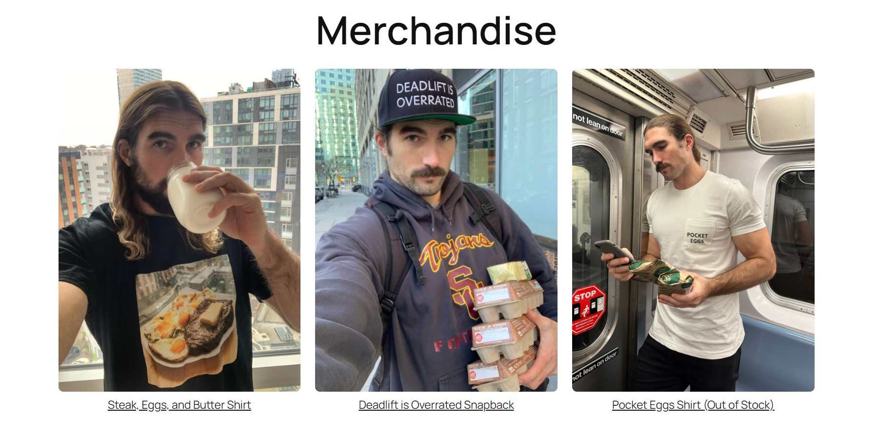 Merchandise – Zack Strength