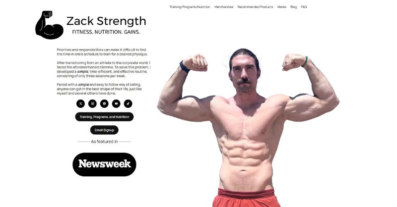 Zack Strength – Fitness. Nutrition. Gains.